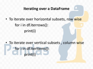 XII IP Ch 2 Python Pandas - II DataFrame.pdf