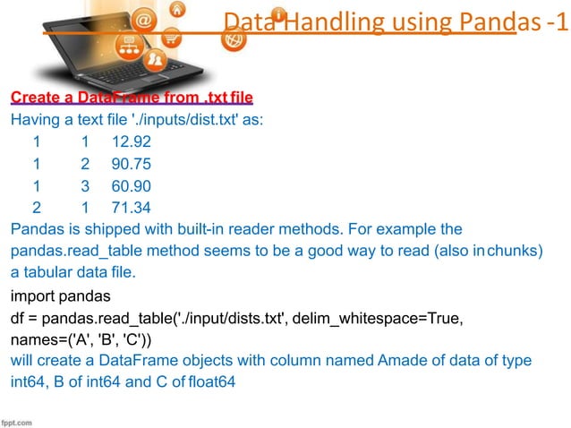 XII IP New PYTHN Python Pandas 2020-21.pptx