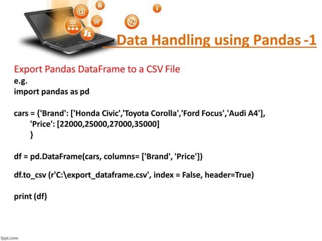 XII IP New PYTHN Python Pandas 2020-21.pptx