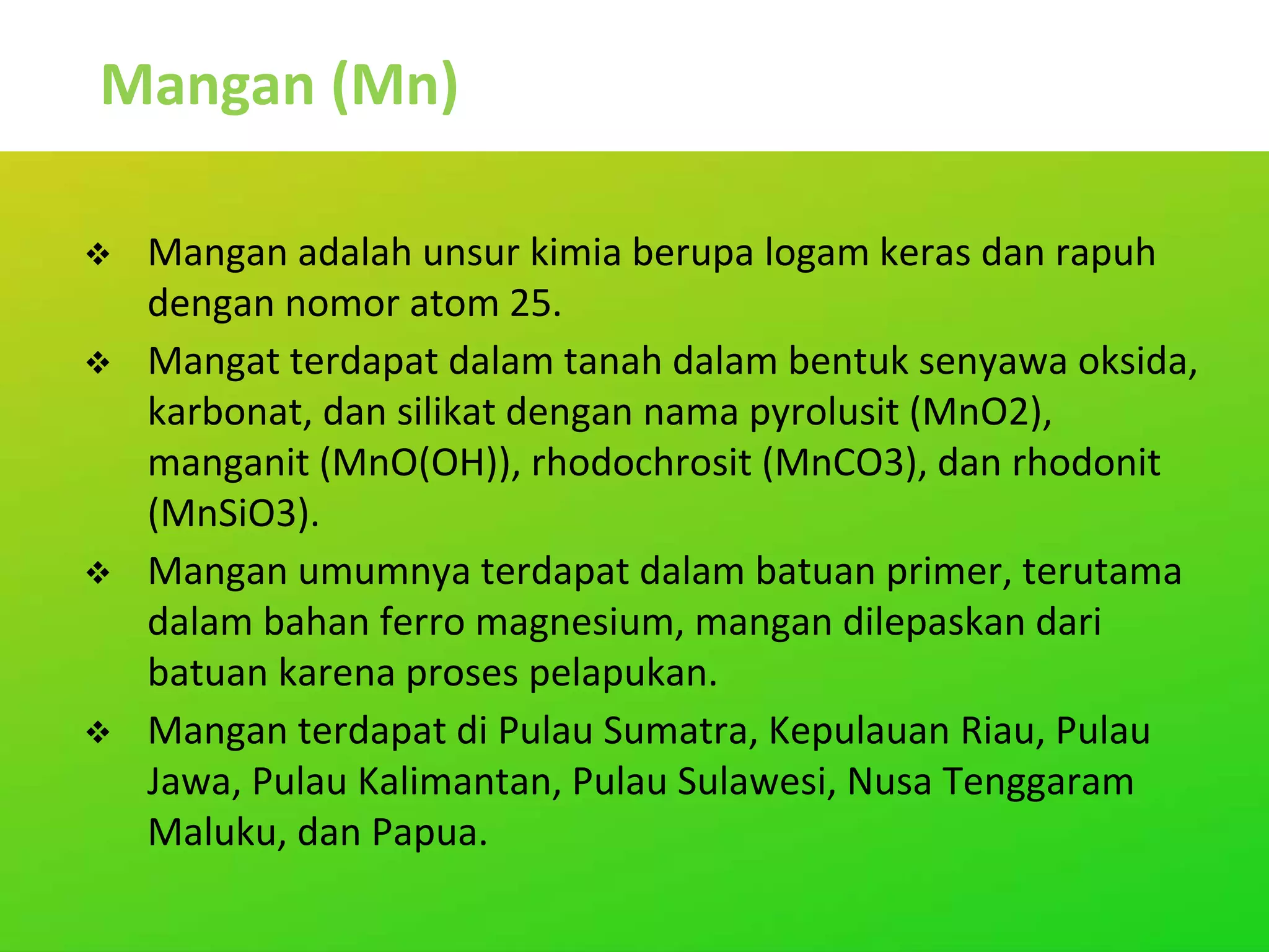 Unsur Unsur Transisi Periode Ke 4 | PPTX