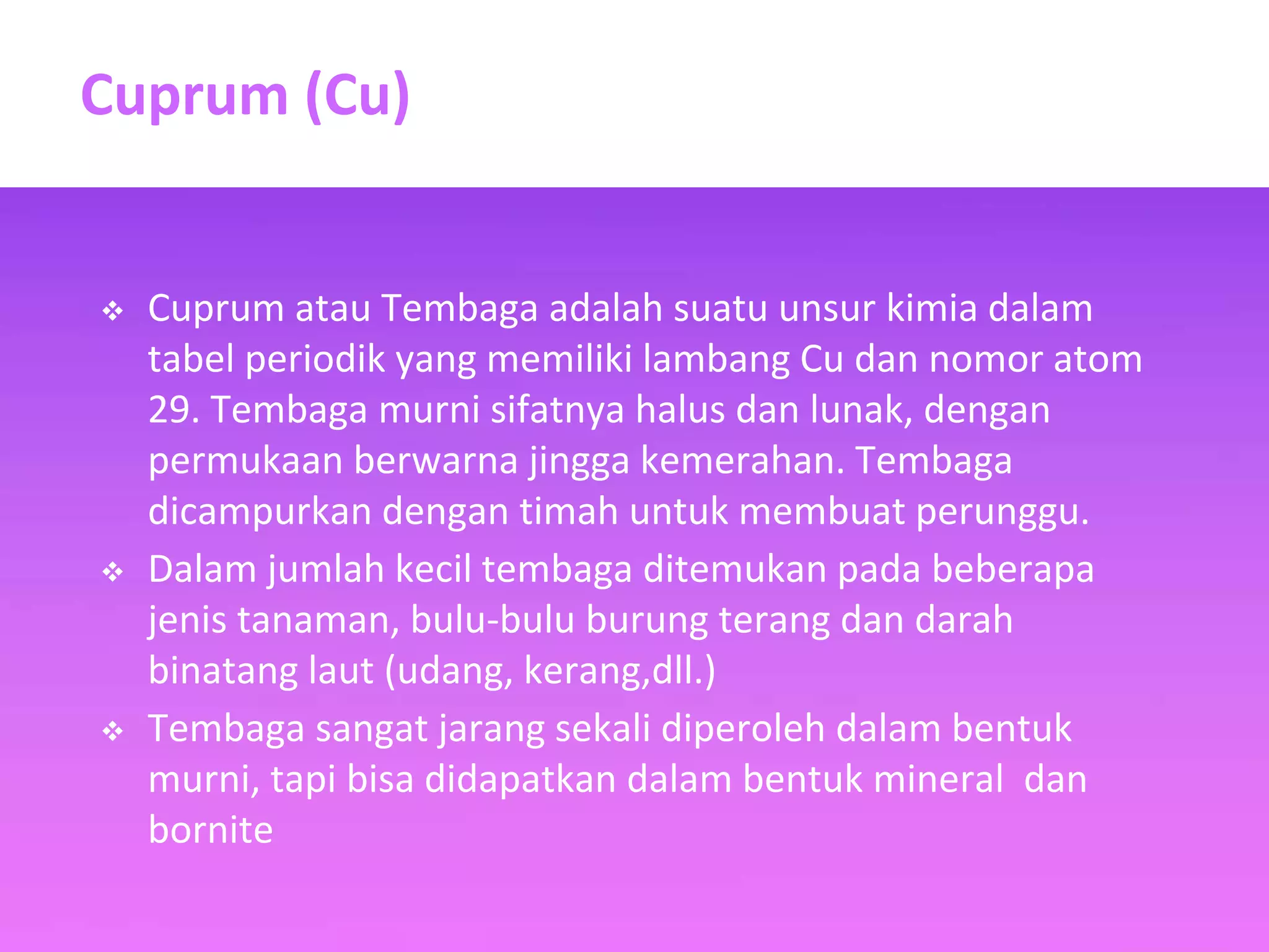 Unsur Unsur Transisi Periode Ke 4 | PPTX