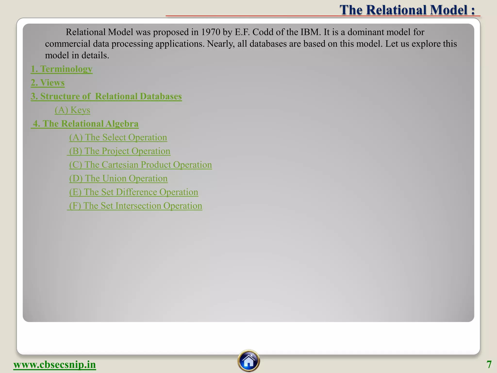 Cbse Xii Database Concepts And Mysql Presentation Ppt