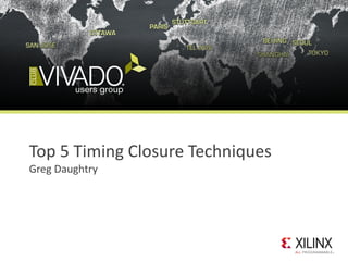 Xilinx timing closure | PDF