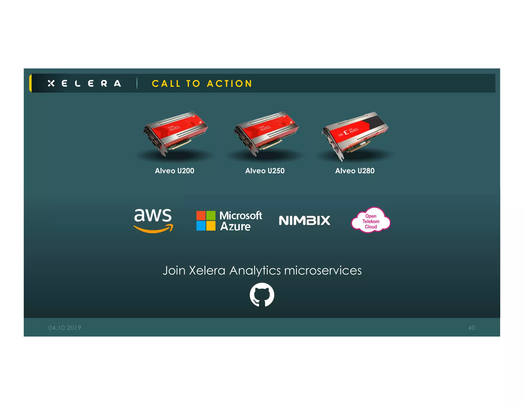 XDF 2019 Xilinx Accelerated Database and Data Analytics Ecosystem | PPT