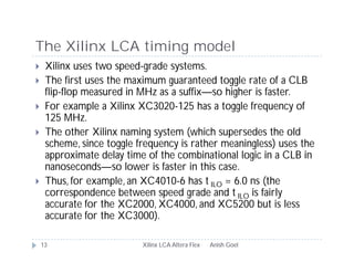 Xilinx lca and altera flex | PDF