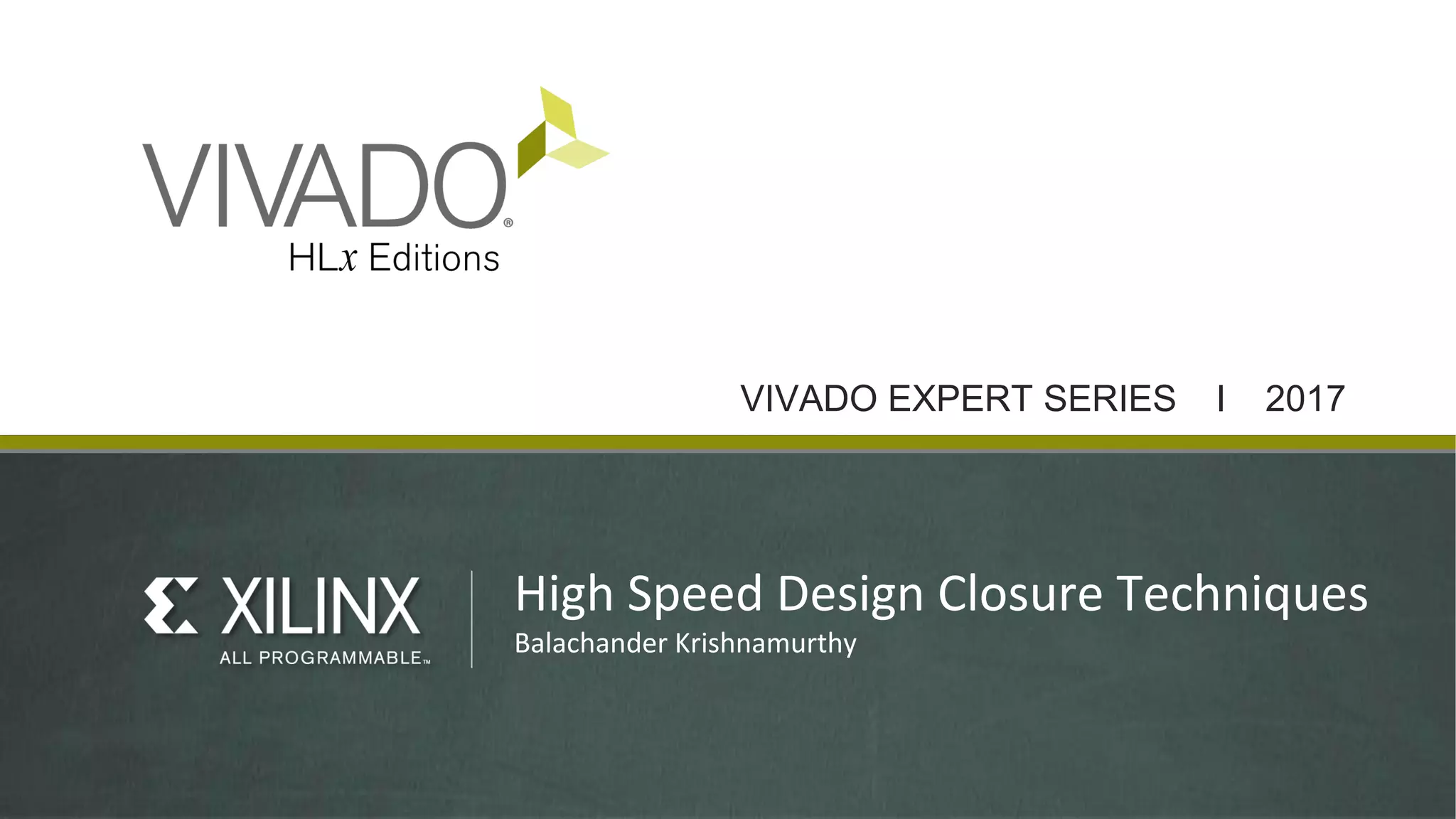 High Speed Design Closure Techniques-Balachander Krishnamurthy | PDF