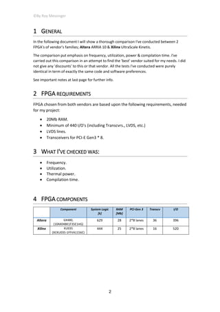 Xilinx vs Intel (Altera) FPGA performance comparison | PDF