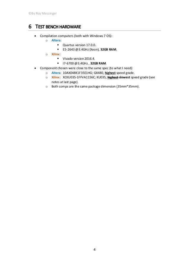 Xilinx Vs Intel Altera Fpga Performance Comparison