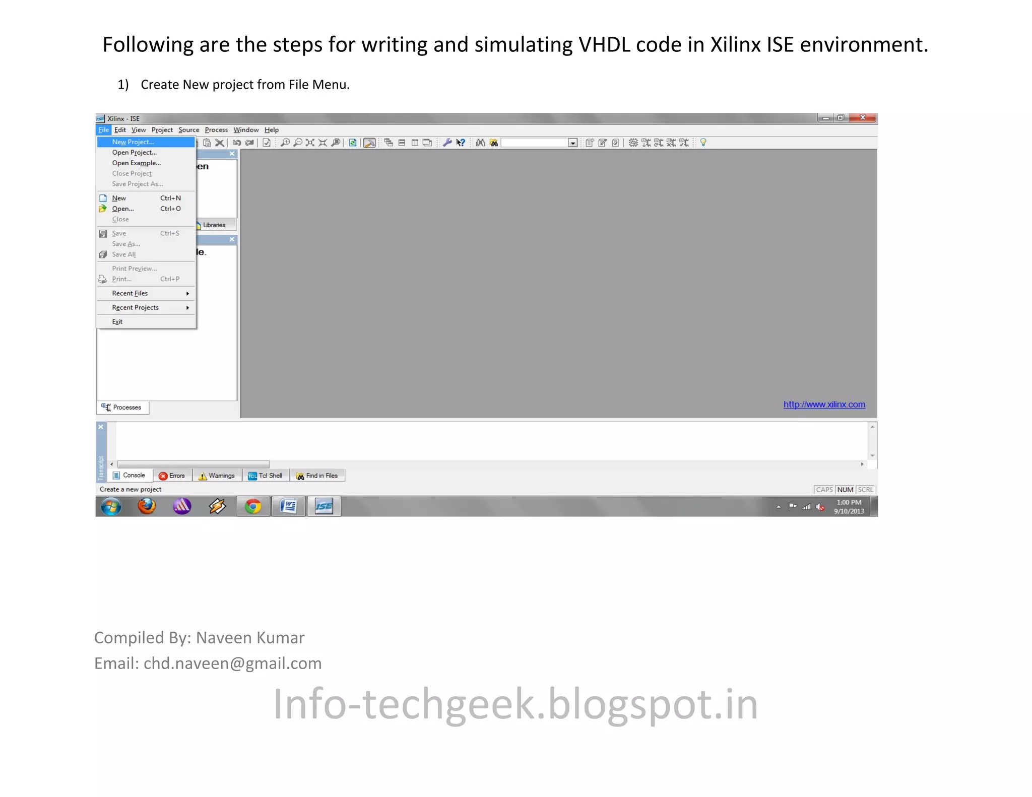 Vhdl Coding In Xilinx Doc Programming Languages Computing