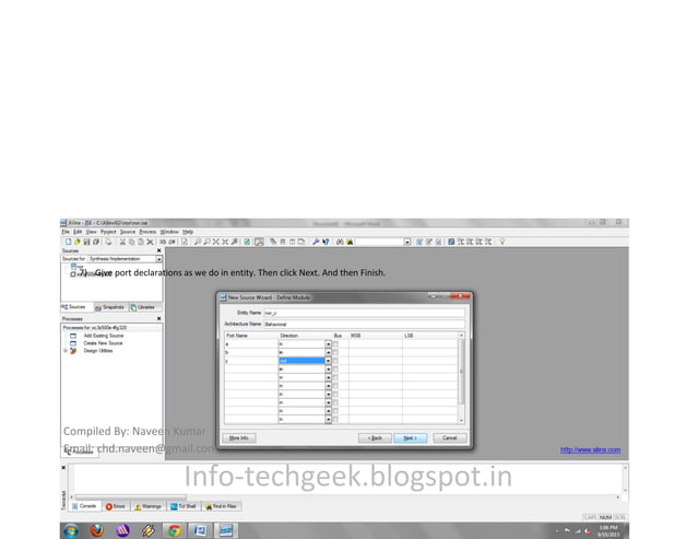 Vhdl Coding In Xilinx Ppt 