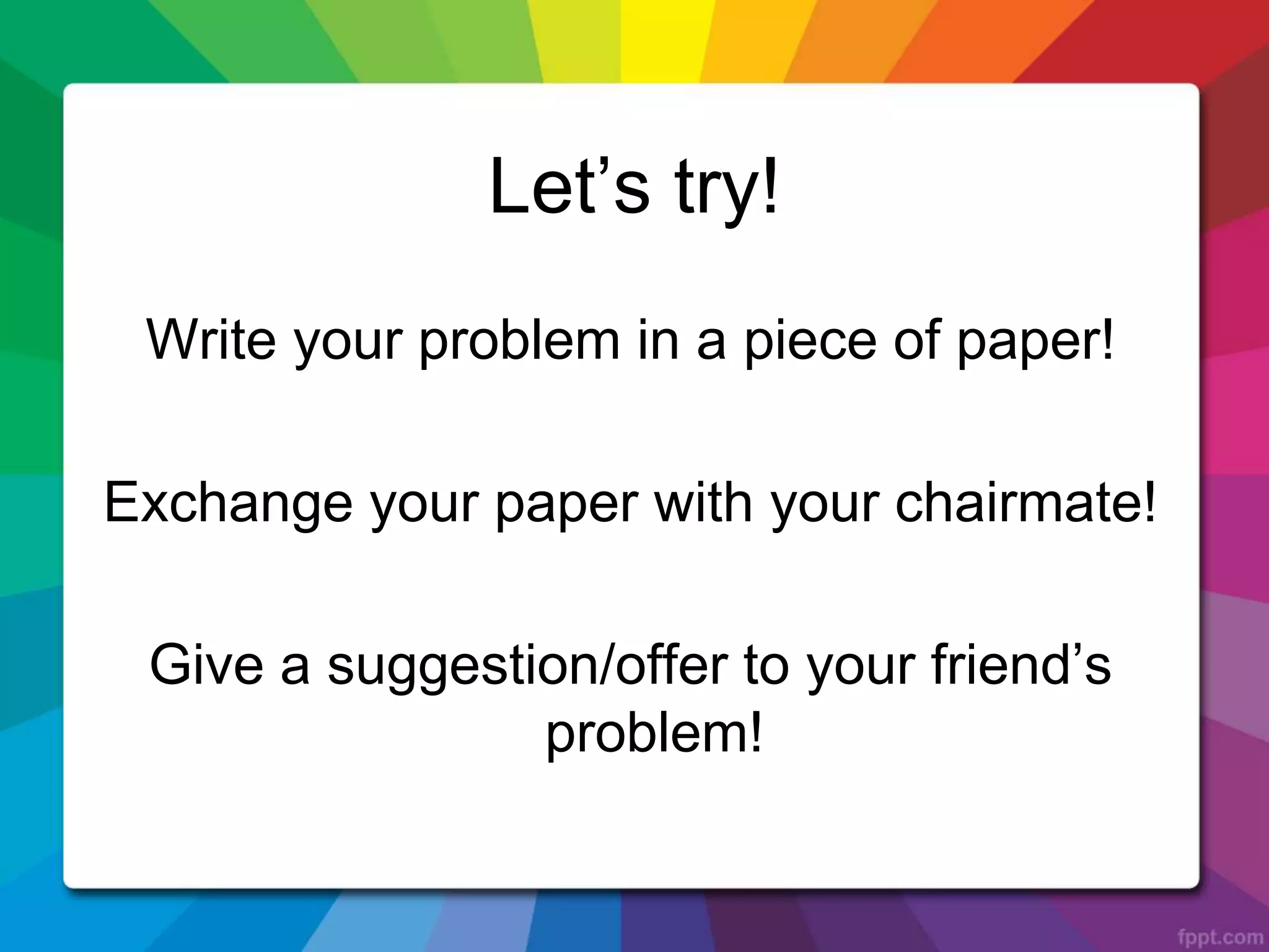 Expressing Suggestion and Offer | PPTX