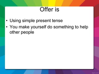 Expressing Suggestion and Offer | PPTX