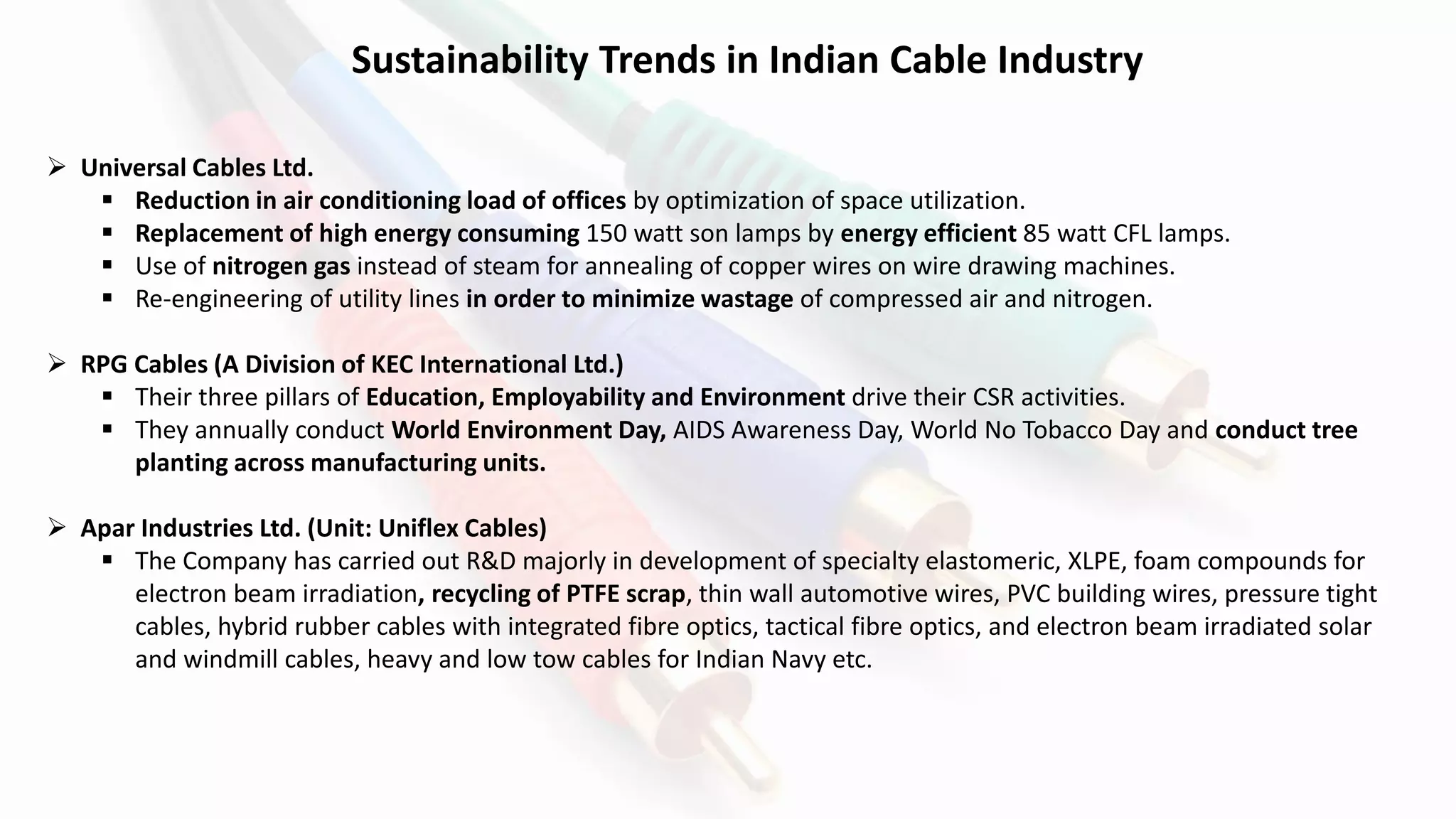 (Ximb) sustainability cables | PDF
