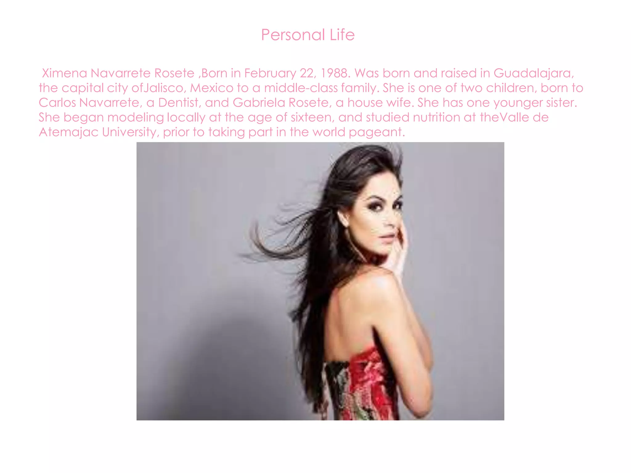 Ximena Navarrete Wallpaper