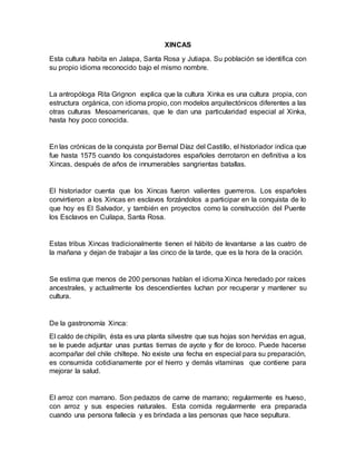 Xincas | DOCX