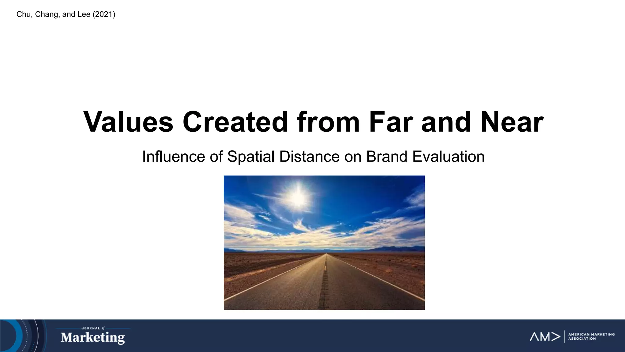 Values Created from Far and Near: Influence of Spatial Distance on ...
