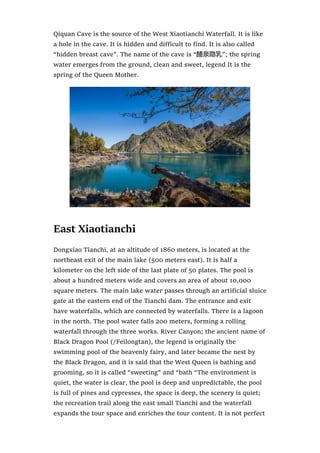 Xinjiang tianshan tianchi scenic area | PDF
