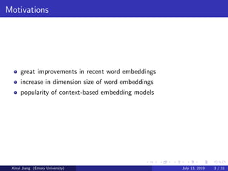 Incremental Sense Weight Training for Contextualized Word Embedding ...