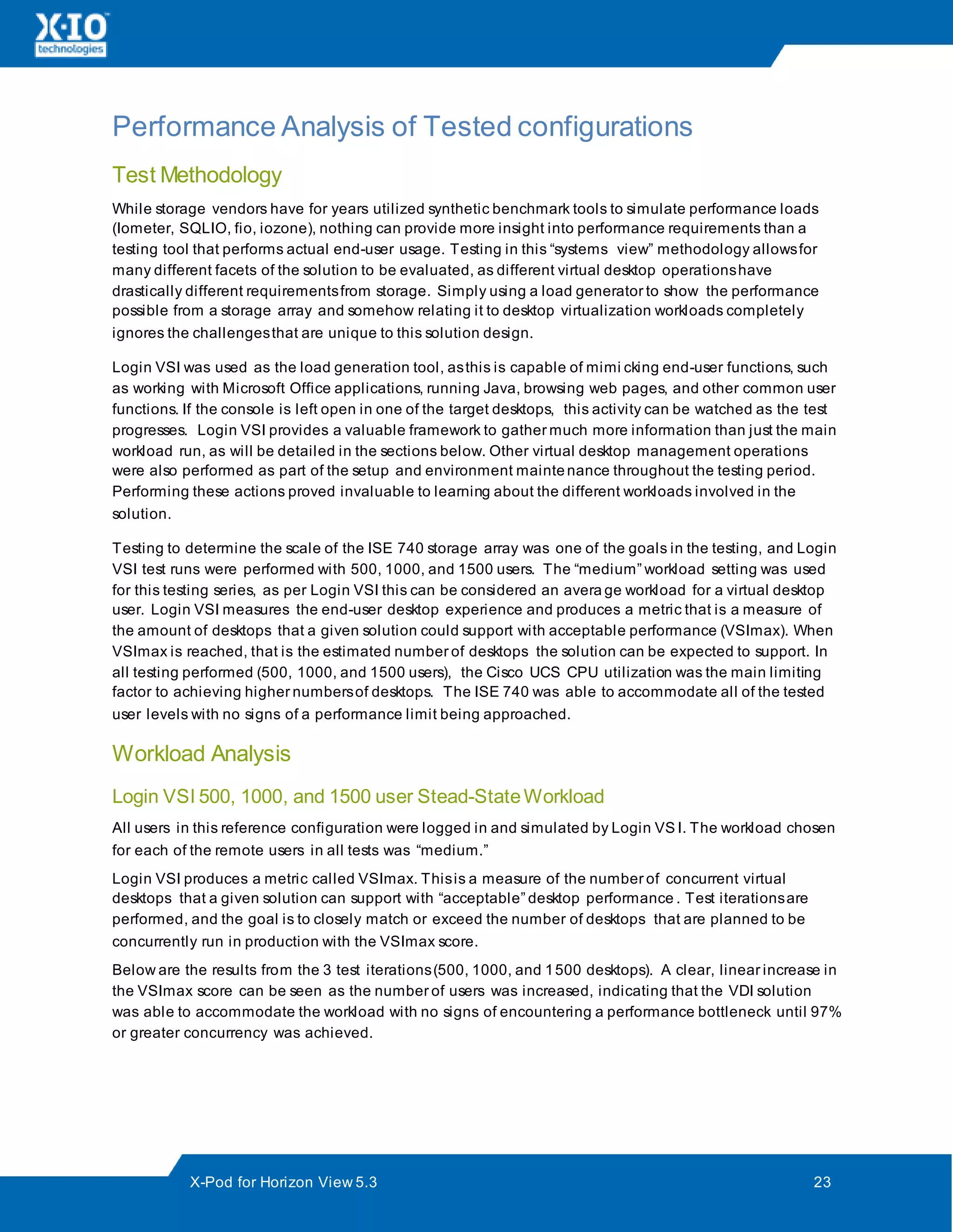 X-Pod for VDI Reference Architecture Enabled by Cisco UCS, VMware ...