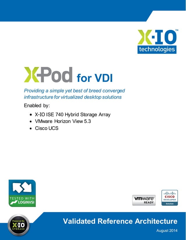 X-Pod for VDI Reference Architecture Enabled by Cisco UCS, VMware ...