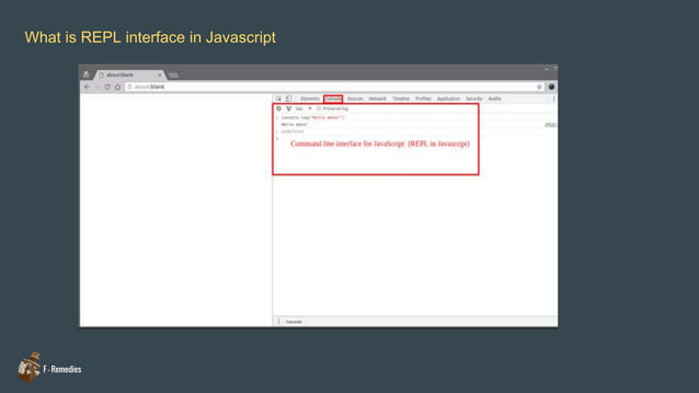 What is REPL in javascript | nodejs | PPT