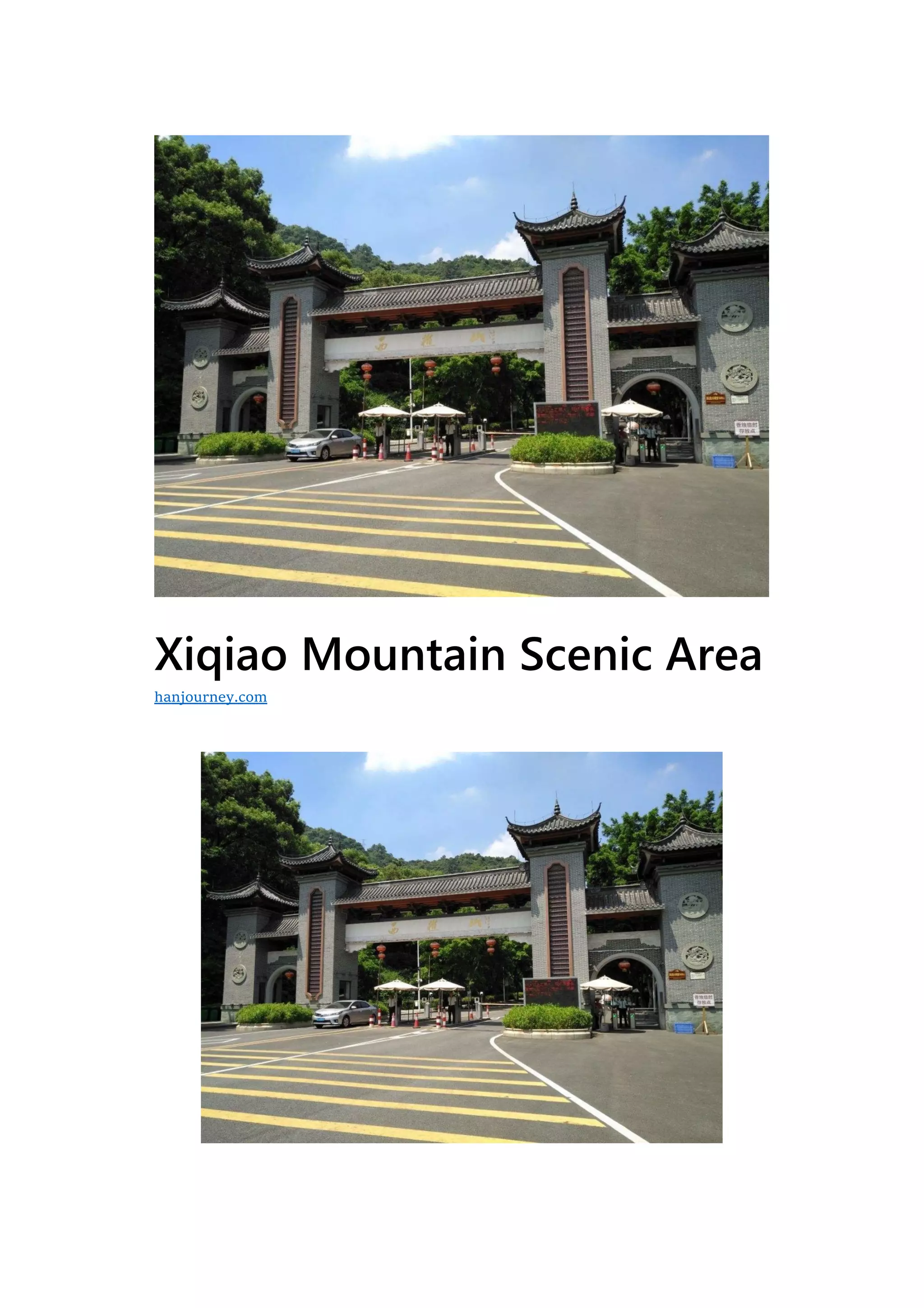 Xiqiao mountain scenic area | PDF