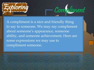 Powerpoint Presentation for Teaching Compliment | PPTX