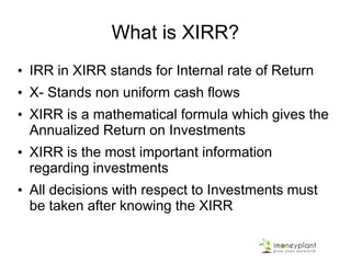XIRR | PPT