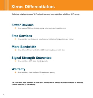 Xirrus Corporate Brochure | PDF