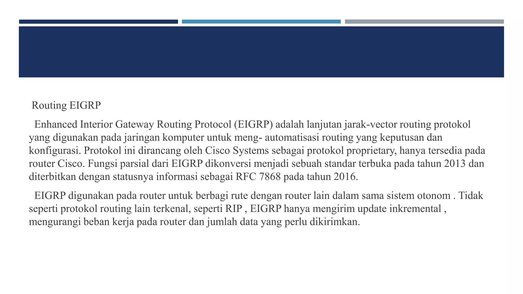 Routing statis vs routing dinamis | PPTX