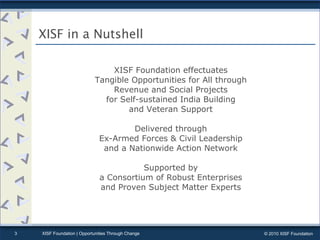 XISF Foundation - Opportunities Through Change | PPT