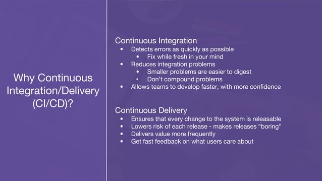 Continuous Integration & Development with Gitlab | PPT