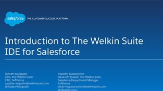 Introducing the Welkin Suite IDE for Salesforce | PDF