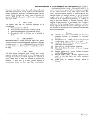 EXAMINING WHETHER IMPLICIT OR EXPLICIT TEACHING IS BETTER IN SECOND ...
