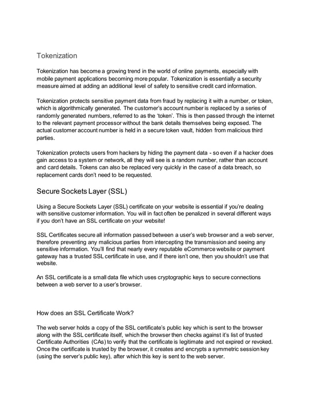 Ecommerce Payment Gateways An Introduction Pdf