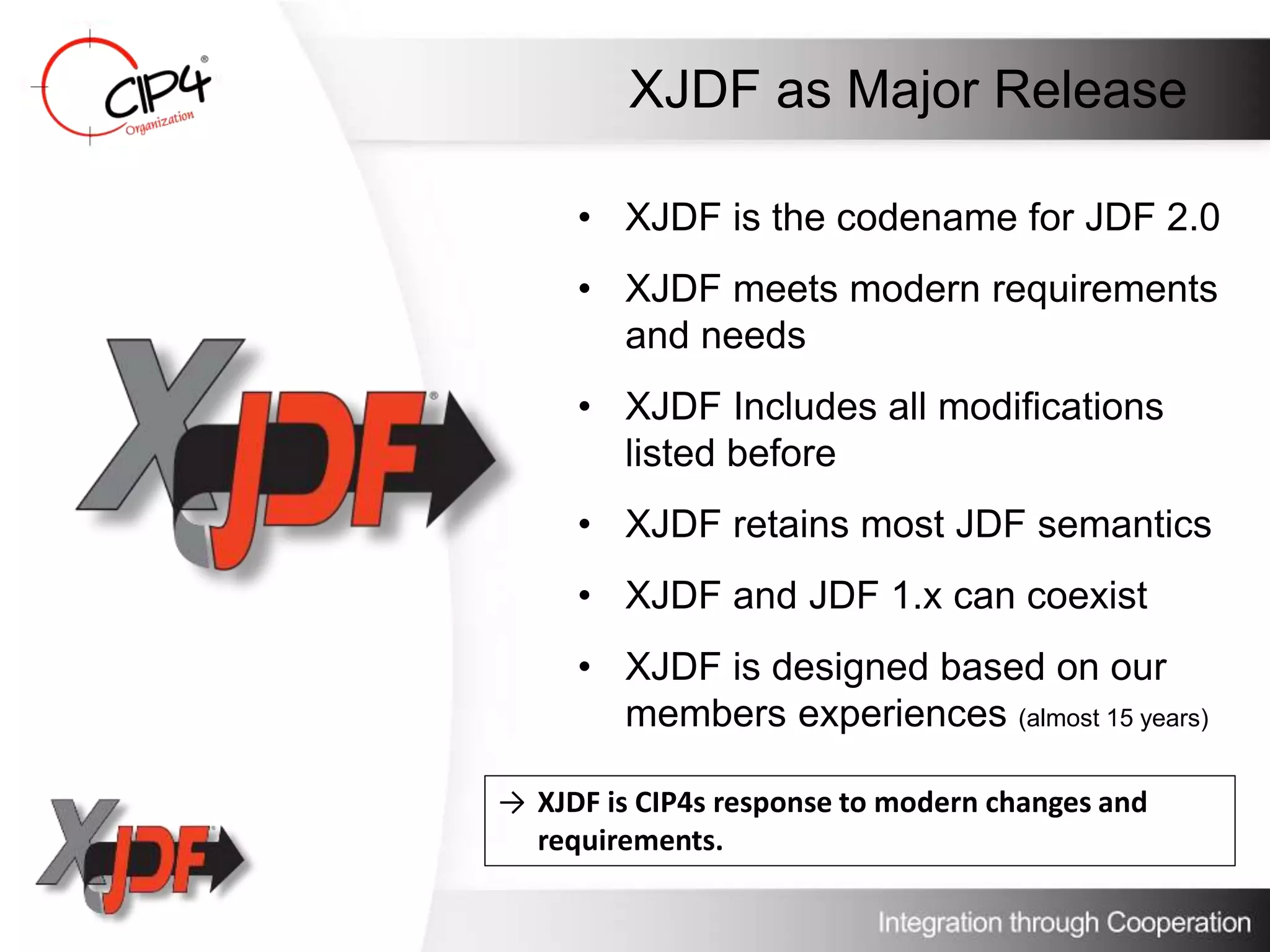 XJDF - The Future of JDF | PDF