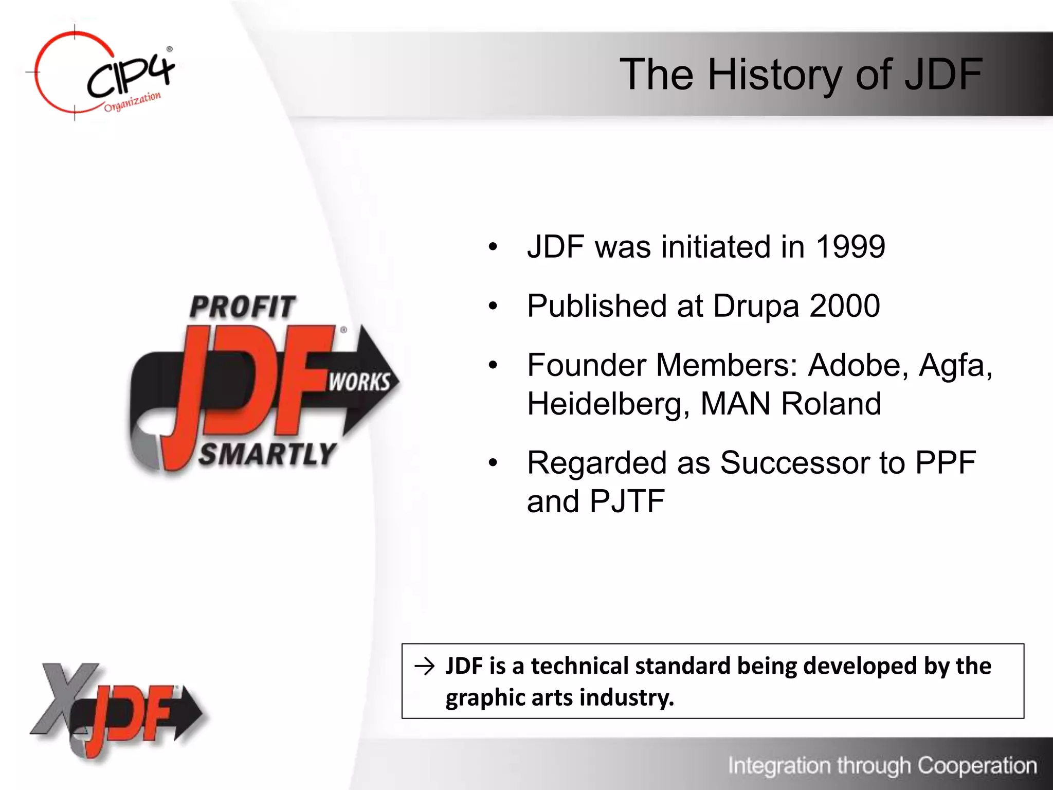 XJDF - The Future of JDF | PDF