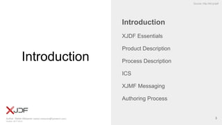 XJDF for Developers | PPT