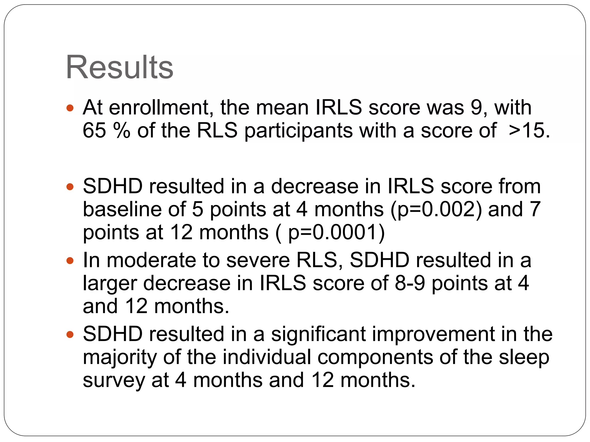 Restless leg syndrome in ckd | PPTX