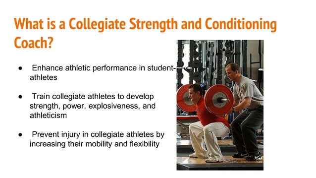 Collegiate Strength Coach | PPTX