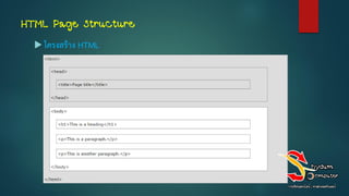 บทที่ 2 html introduction | PDF