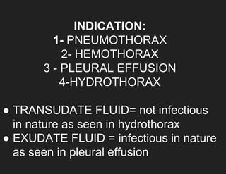 Thoracentesis | PPTX