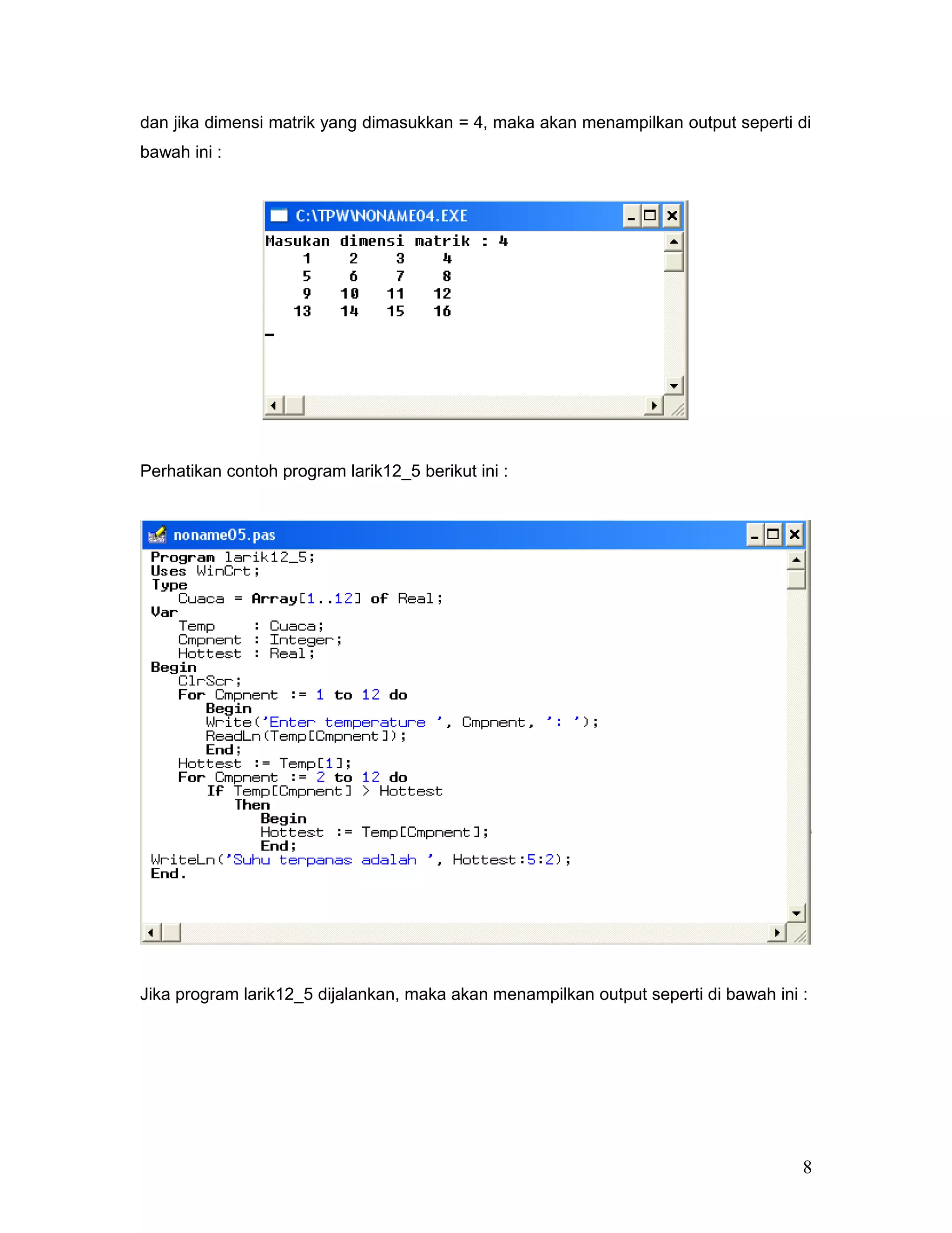 Dasar Pemrograman materi kuliah | PDF