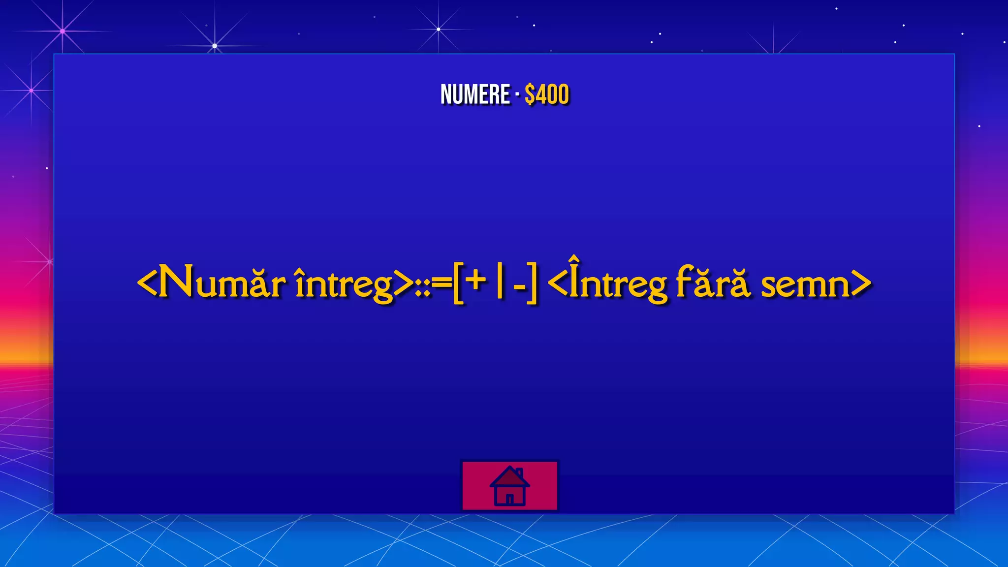 Jeopardy Vocabularul și sintaxa limbajului Pascal | PPT