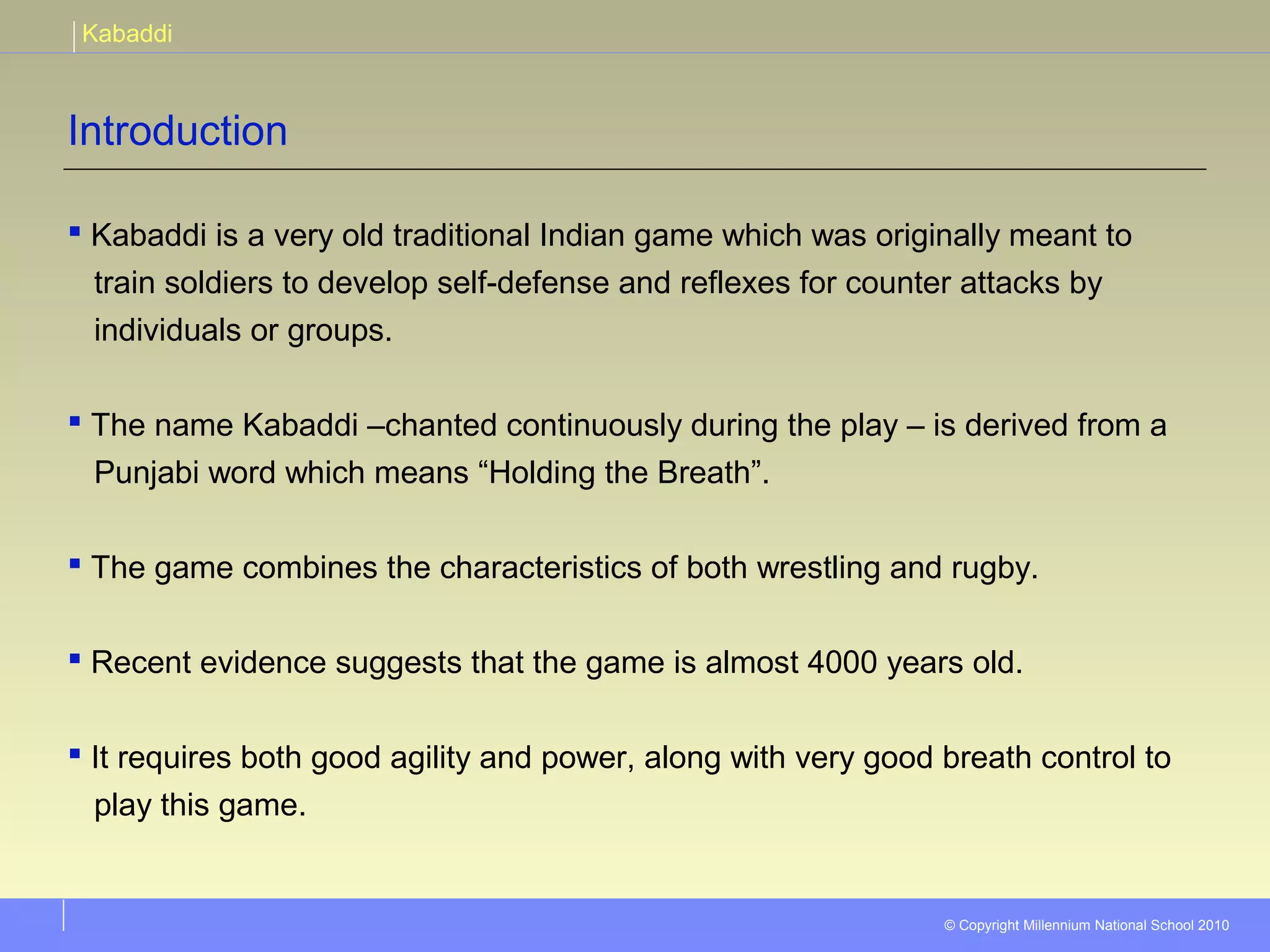 Kabaddi | PPT
