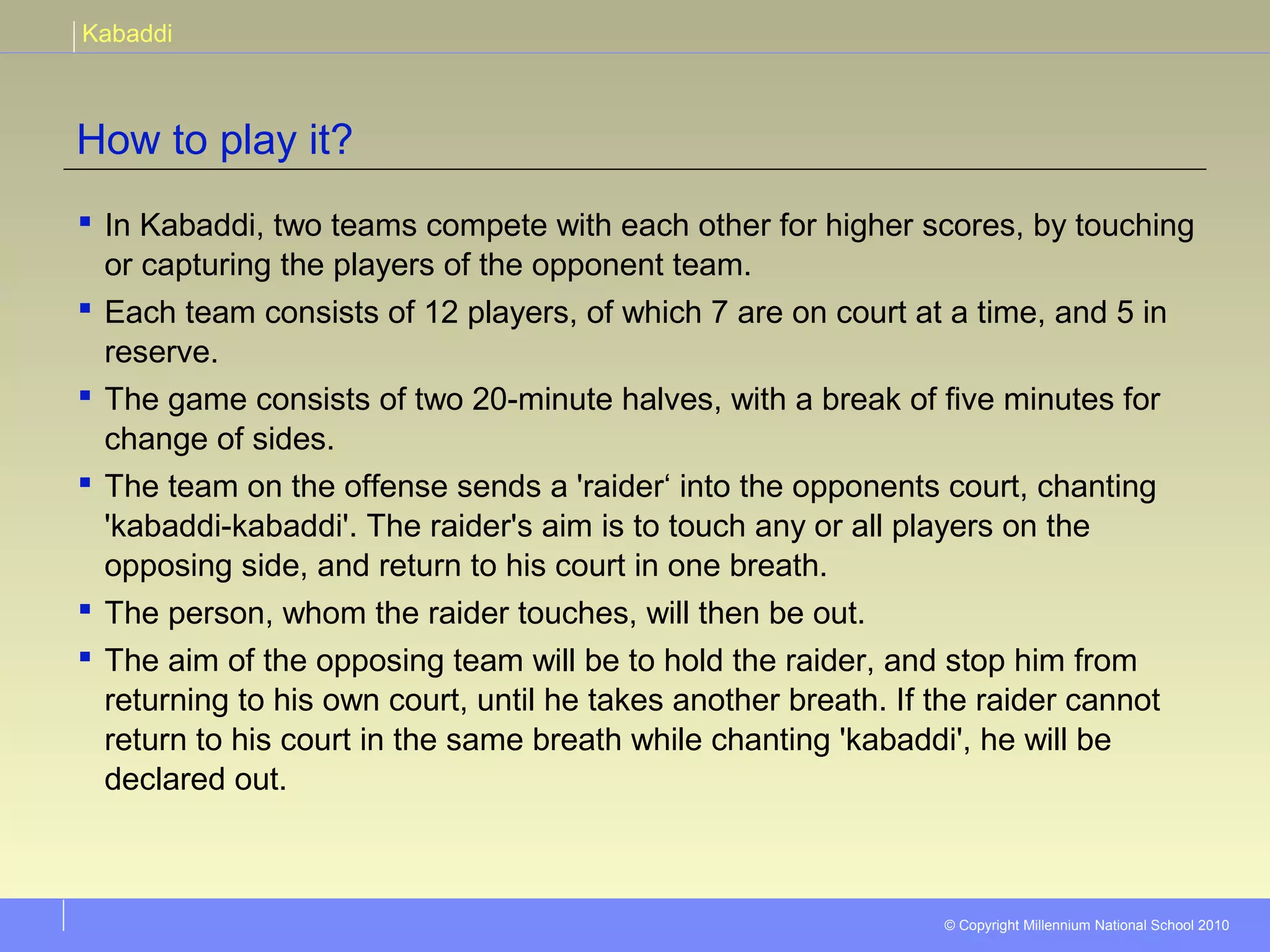 Kabaddi | PPT