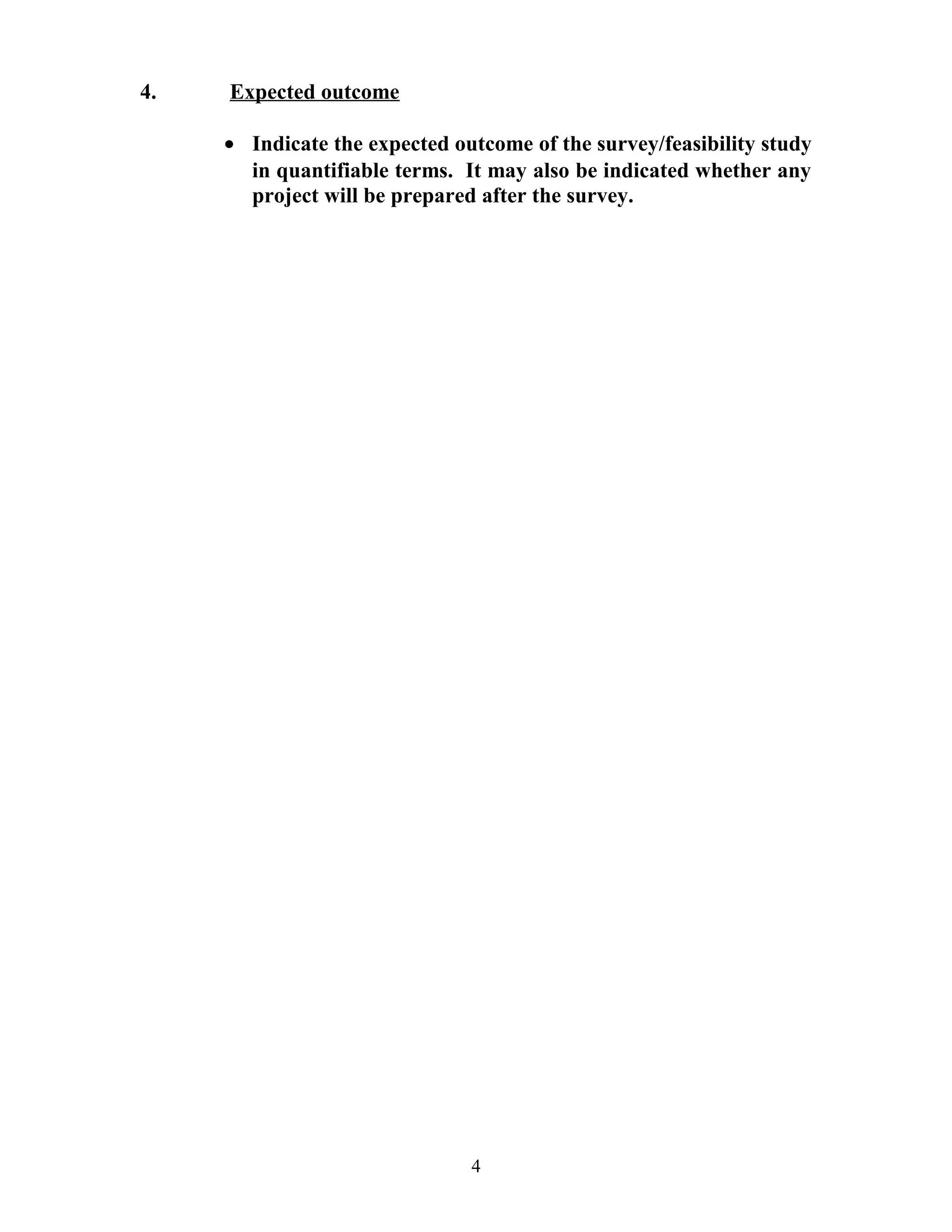 Proforma pc ii(survey feasbility study)1 | DOC