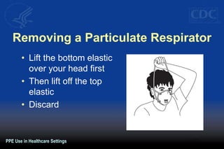 Use of PPE in the health care instructions | PDF