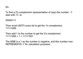 Working With Binary Numbers | PPT