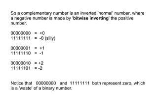 Working With Binary Numbers | PPT